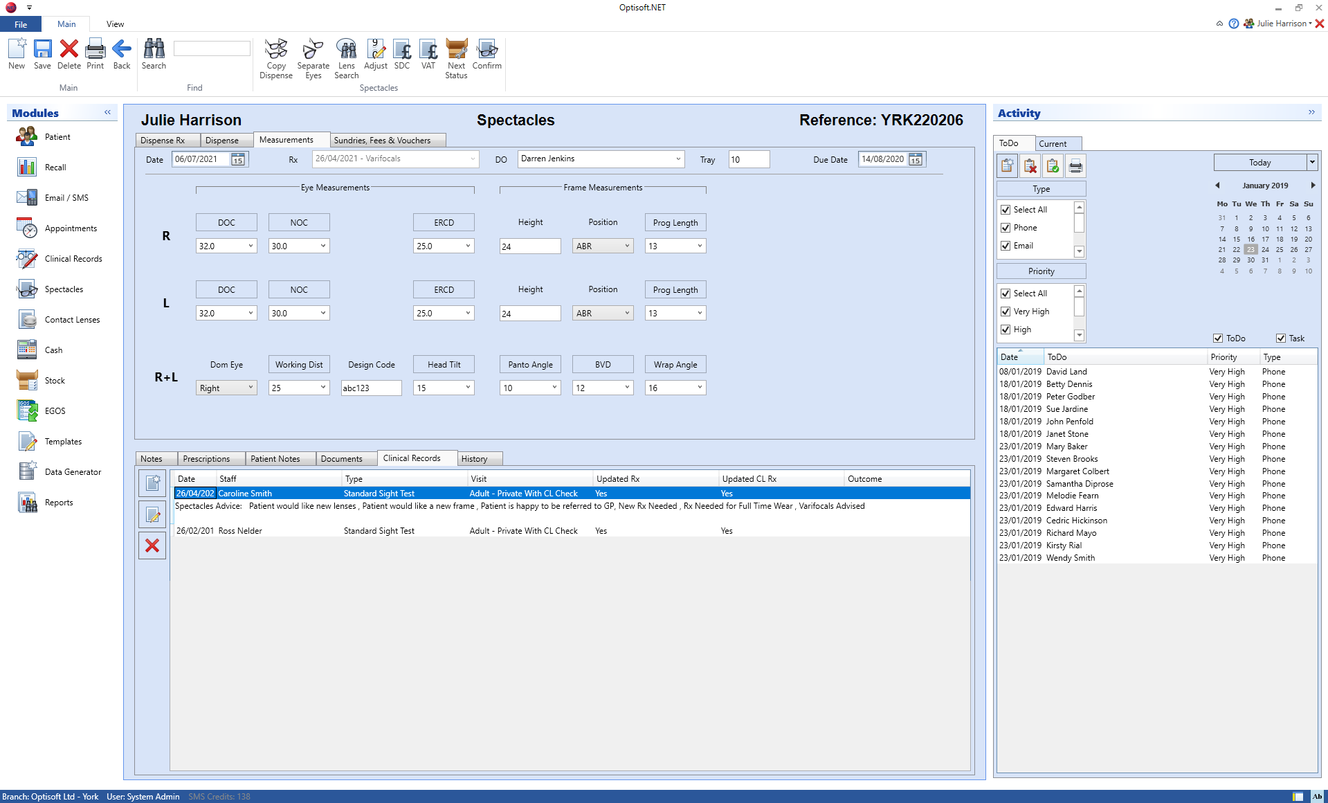 Spectacles – Optisoft