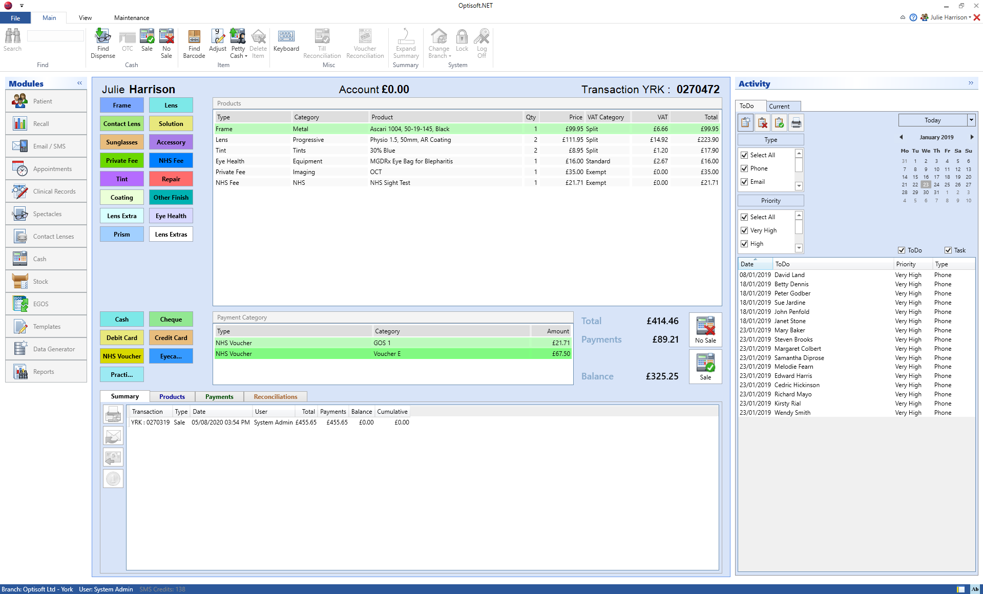 Spectacles – Optisoft